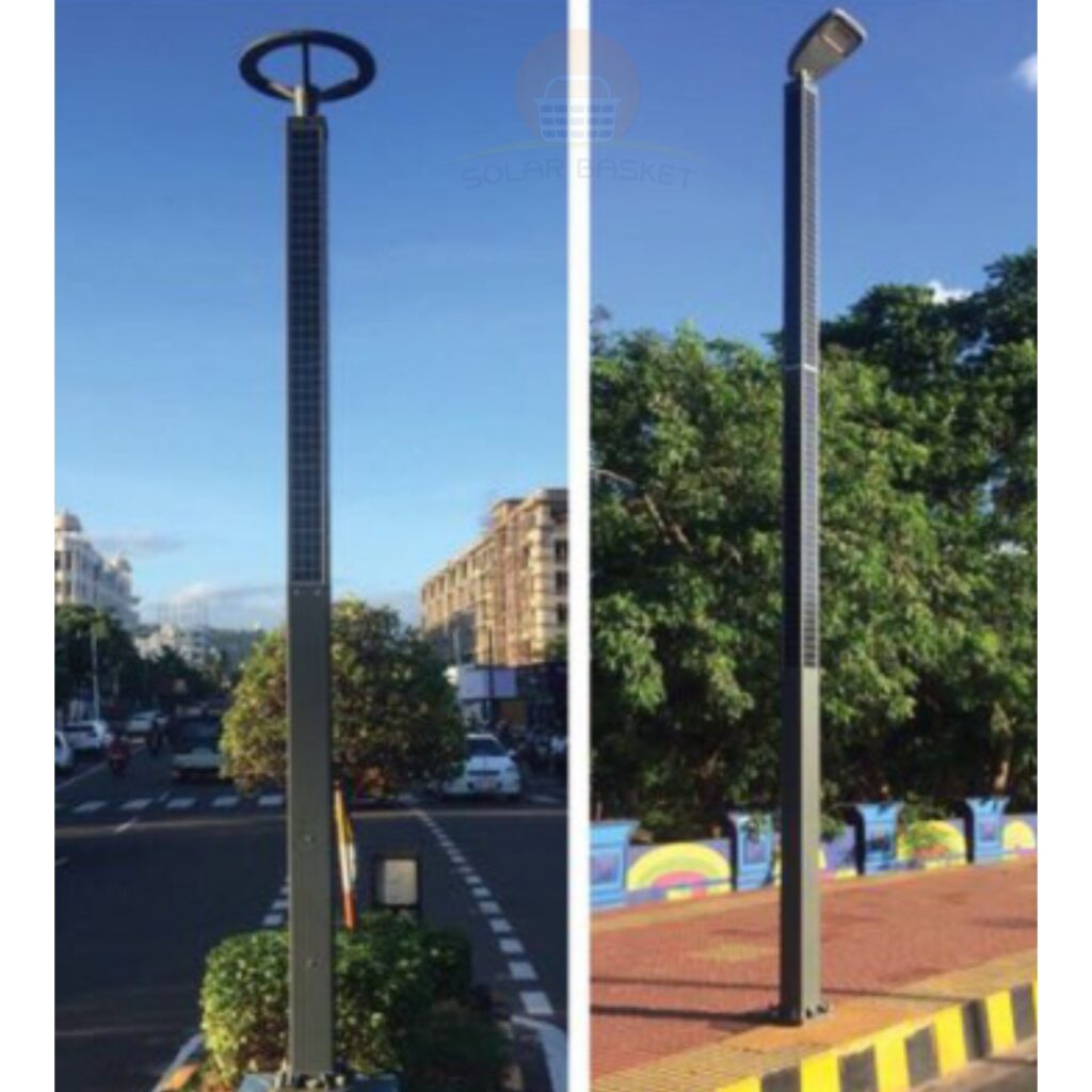 Solar Bollard Garden Light - Wireless, 3W LED | Solar Basket.