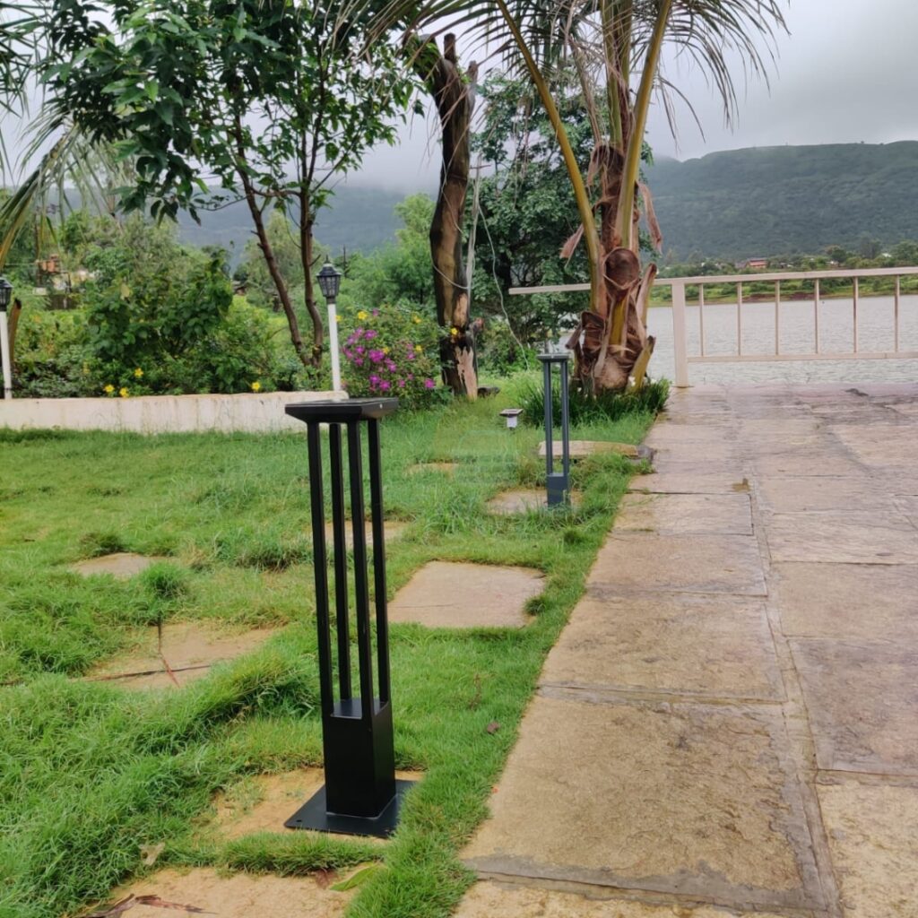 Solar Bollard Garden Light - Wireless, 3W LED | Solar Basket.